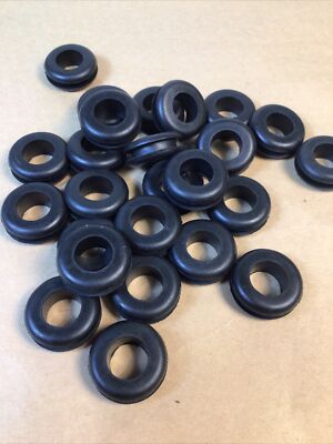 (25) 1" Hole Rubber Grommet Wire Cable Bushing 1" Hole 1/8" Panel, Has ...