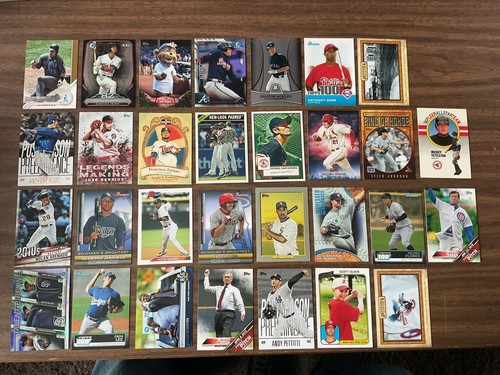 Lot of 30 Various Insert Baseball Cards ~ Rookies, Stars ~ Bowman ...