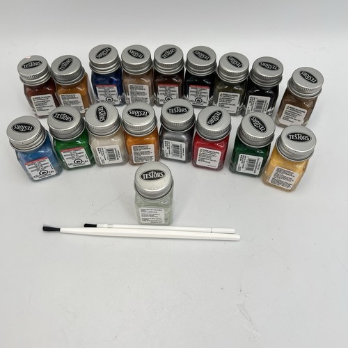 NEW TESTORS testor Enamel Paints 18 bottles in Box 20066248758| eBay