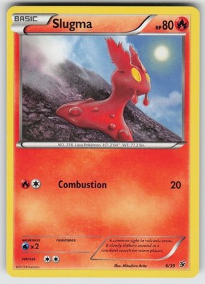 Slugma Common Kalos Starter Set 6/39 Pokemon | eBay