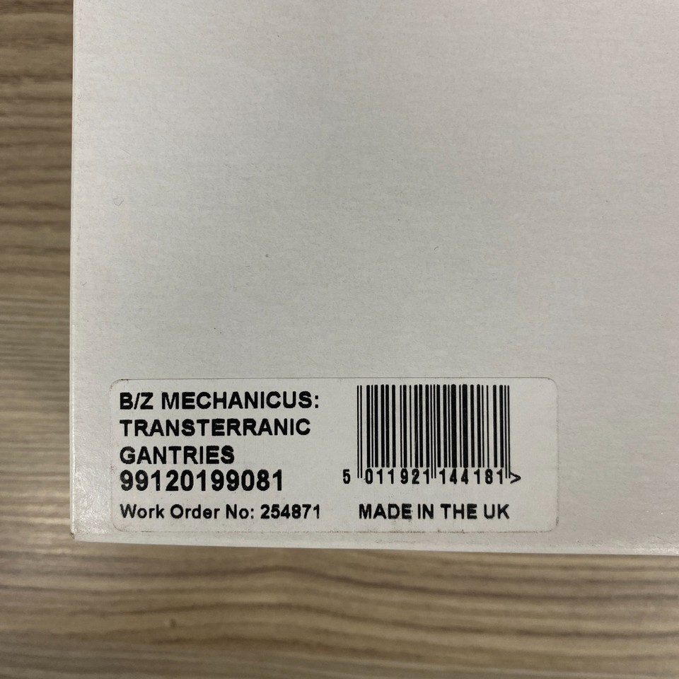 TRANSTERRANIC GANTRIES BATTLEZONE MECHANICUS WARHAMMER 40,000 TERRAIN ...