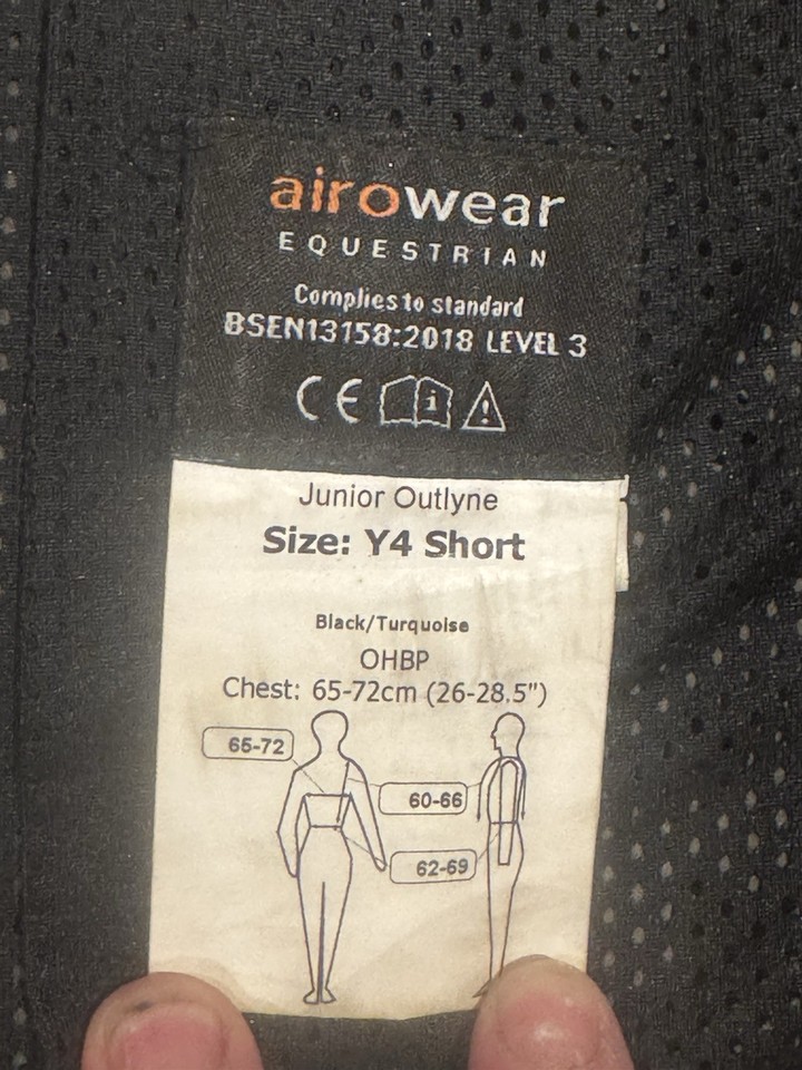 Airowear Outlyne Junior Size Y4 Short | eBay UK