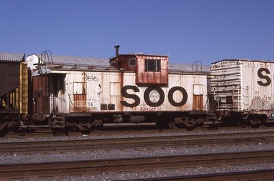 JL Original Slide SOO LINE MofW Ext Vision Caboose #900076 - St Paul MN 2007 | eBay