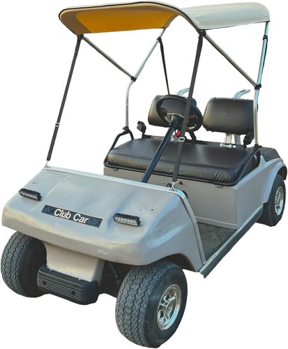 CRO SunPro Quick Release Convertible Removable Beige Golf Cart Top Roof ...