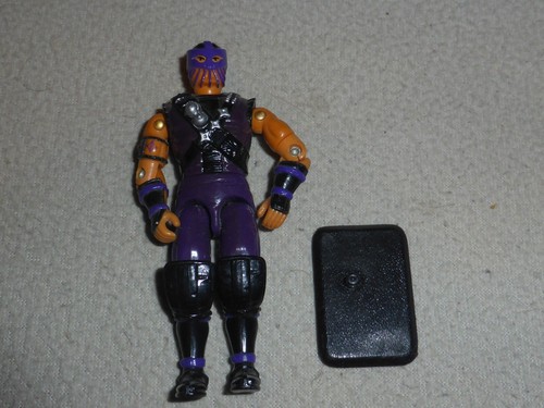 VINTAGE GI JOE DICE ACTION FIGURE W STAND 1992 HASBRO COBRA BO-STAFF ...