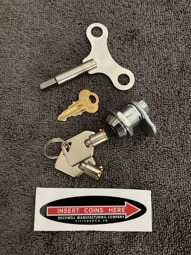 Park-O-Meter Parking Meter Replacement LOCK & KEYS with DECAL for K and ...