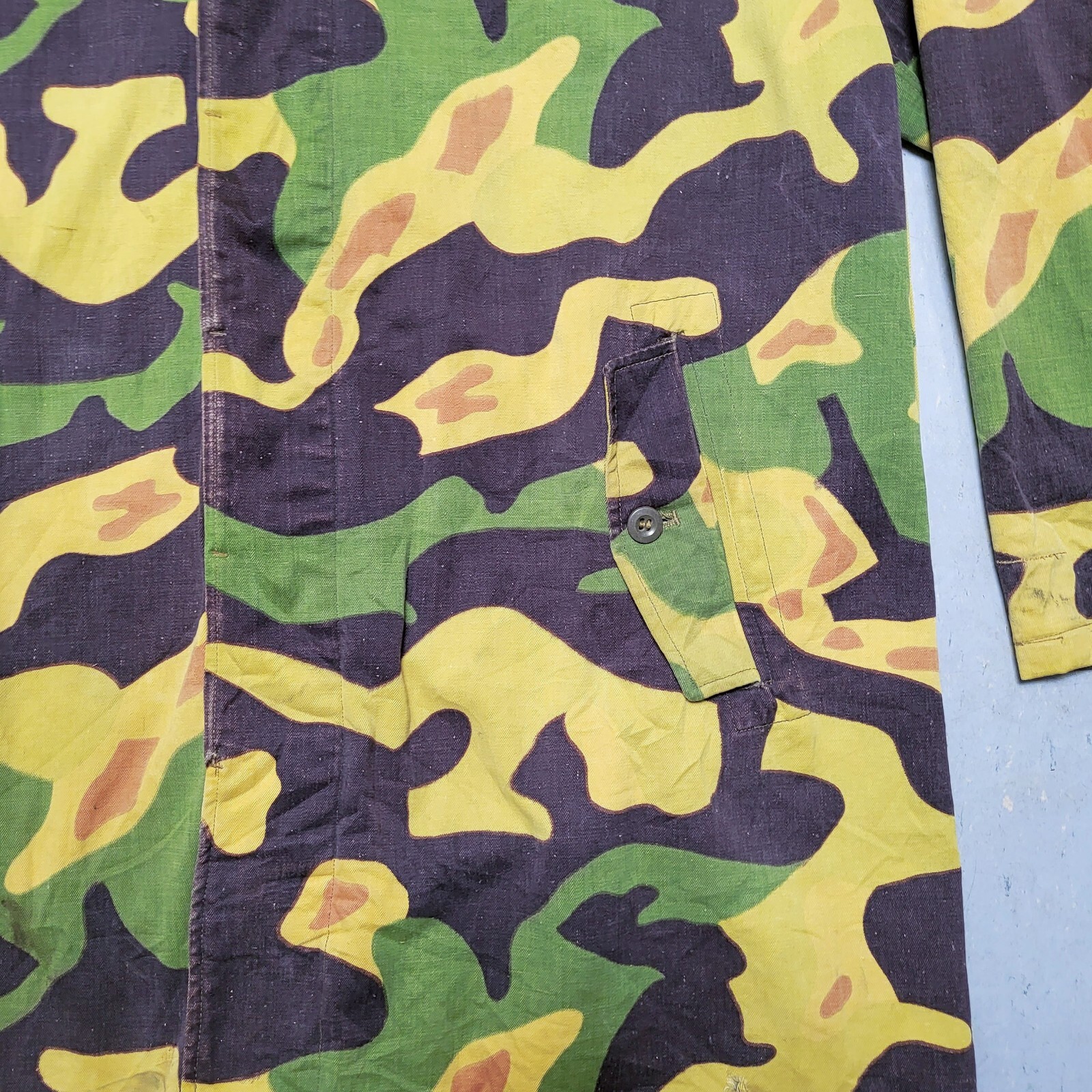 Vtg 60s Czech Camo Paratrooper Airborne Smock Jacket Mlok Camouflage ...