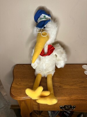 Vlasic Pickle Stork 24" Large Vintage 1989 Plush Toy Advertising ...