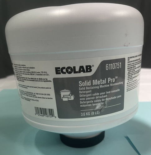 ECOLAB 6110751 10751 SOLID METAL-PRO DESTAINING WAREWASHING DETERGENT ...