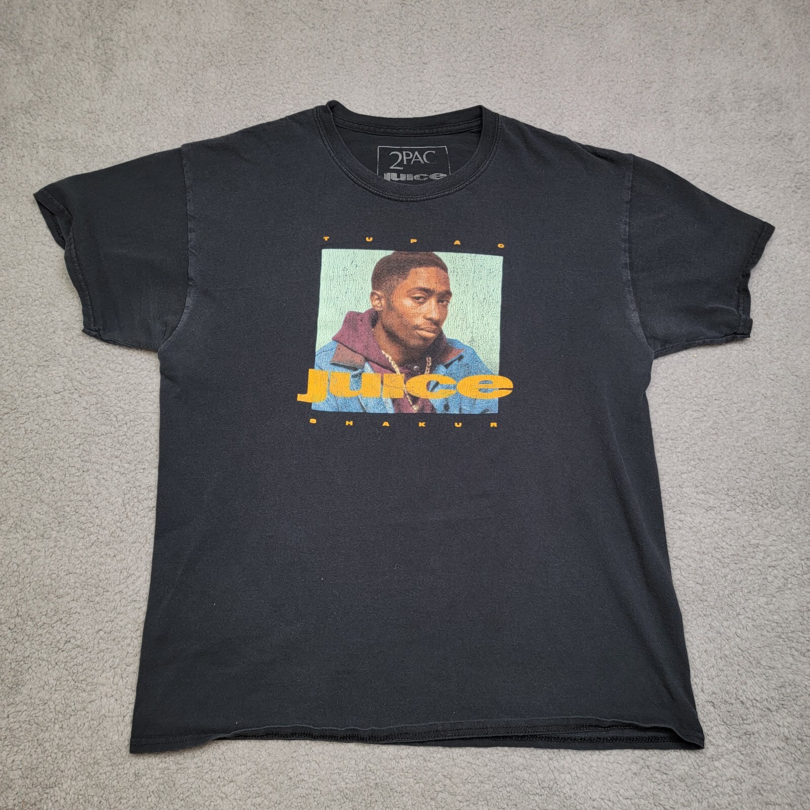 Tupac Shakur Juice 2Pac Men's Short Sleeve T-Shirt Bl… - Gem