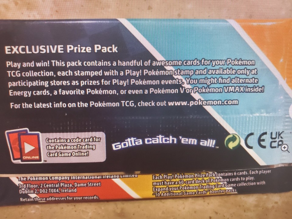 Pokémon Prize Pack Series One Sealed Booster Rare mint ! FREE SHIPPING ...