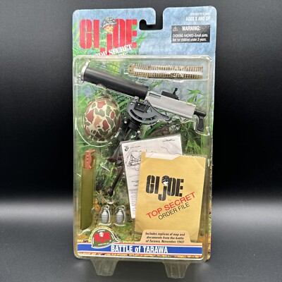 GI Joe Top Secret Orders Battle Of Tarawa Accessories Set, Hasbro 2000 ...