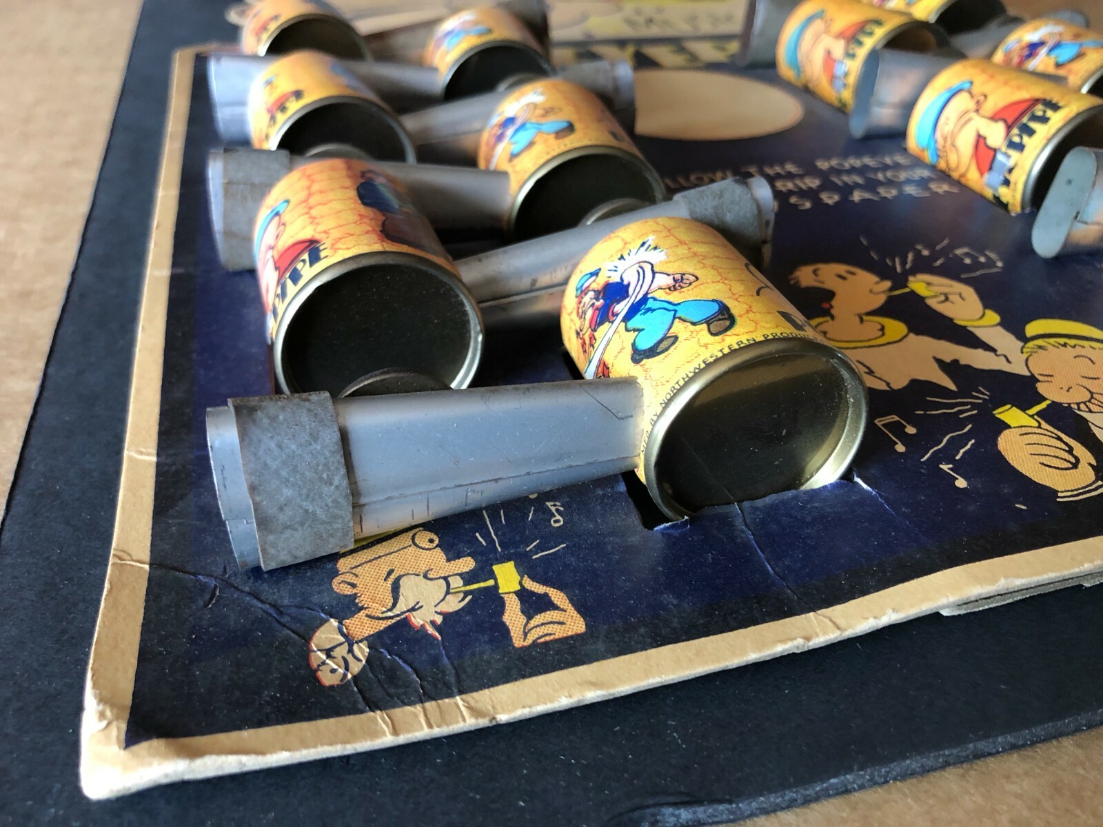 "Musical Popeye Pipe" Full Display (Northwestern Products/KFS,1934) 11. ...