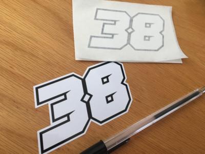 Bradley Smith Race Number 38 (Small Pair) | eBay.de