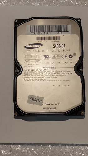 Samsung Voyager 6 IDE Hard Drive SV0643A 6.4GB LK205RV9 | eBay Australia