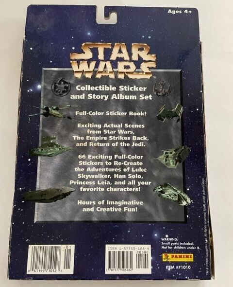 Star Wars Collectible Sticker and Story Album Set Includes 66 Stickers ...