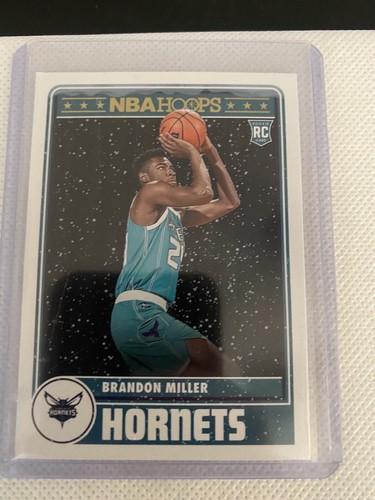 2023-24 Panini NBA Hoops Brandon Miller Rookie Card RC Photo Variation ...