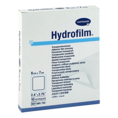 Hydrofilm Transparent Adhesive Film Dressings 6cm x 7cm - Box of 10 ...