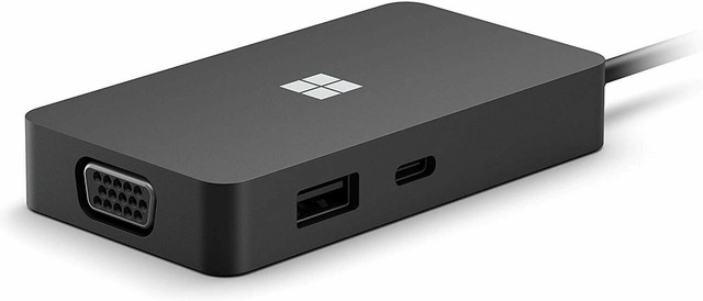 Genuine Microsoft Usb-c Travel Hub Model 1941 Usb-a VGA Gigabit ...