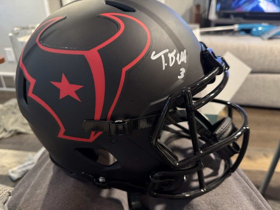 Tank Dell autographed Speed Helmet Full Authentic JSA aurh | eBay