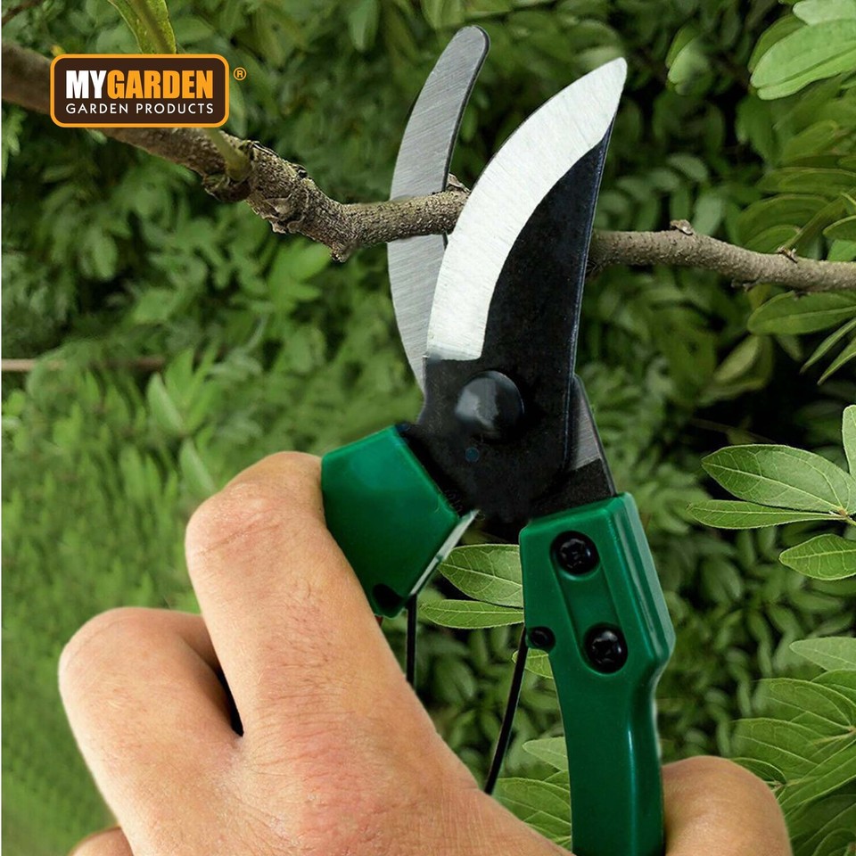 8" Pruning Shears Garden Secateurs Pruner Scissors Hand Plants Cutter ...