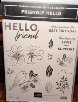 Stampin' Up! FRIENDLY HELLO stamp set | eBay