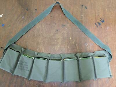 US Military 7 Pouch Bandolier Ammo Shoulder Bag 5.56 MM | eBay