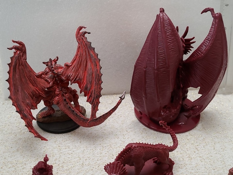 Dungeons and Dragons D&D Wrath of Ashardalon Replacement RED DRAGON ...