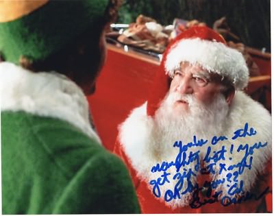 Ed Asner signed 8x10 Photo w/COA Elf Movie Santa Clause | eBay