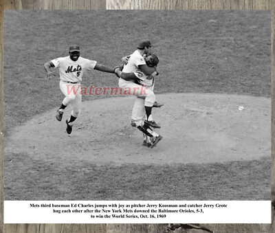 MLB 1969 Miracle Mets New York Celebrating World Series Win 8 X 10 ...