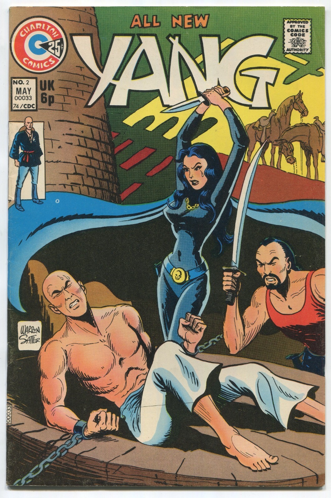 Yang #2, 3 - CHARLTON COMICS, 1974, Lot of 2 | eBay