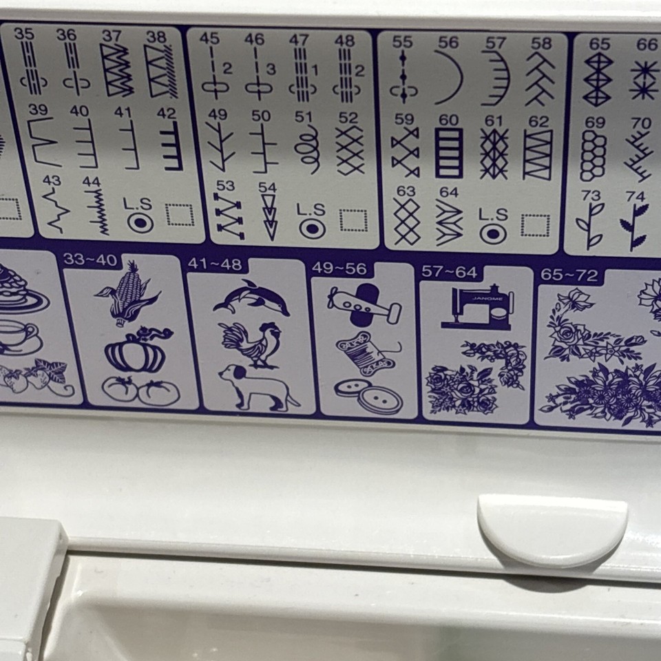 Janome Memory Craft 9500 Computerized Embroidery Sewing Machine MC9500 ...