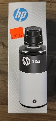 HP 32XL 135-ml Black Original Ink Bottle (Up to 6000 pages) EXP 2025 | eBay