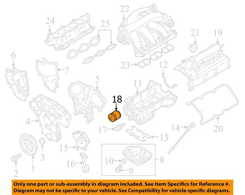 NISSAN OEM 95-20 200SX EngineTransaxle Engine Parts-Oil Filter ...