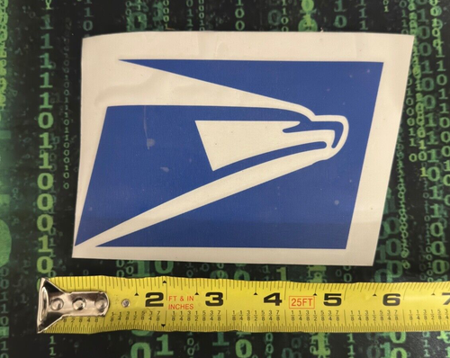 US mail USPS Postal Express Post Office DECAL/STICKER Brushed | eBay