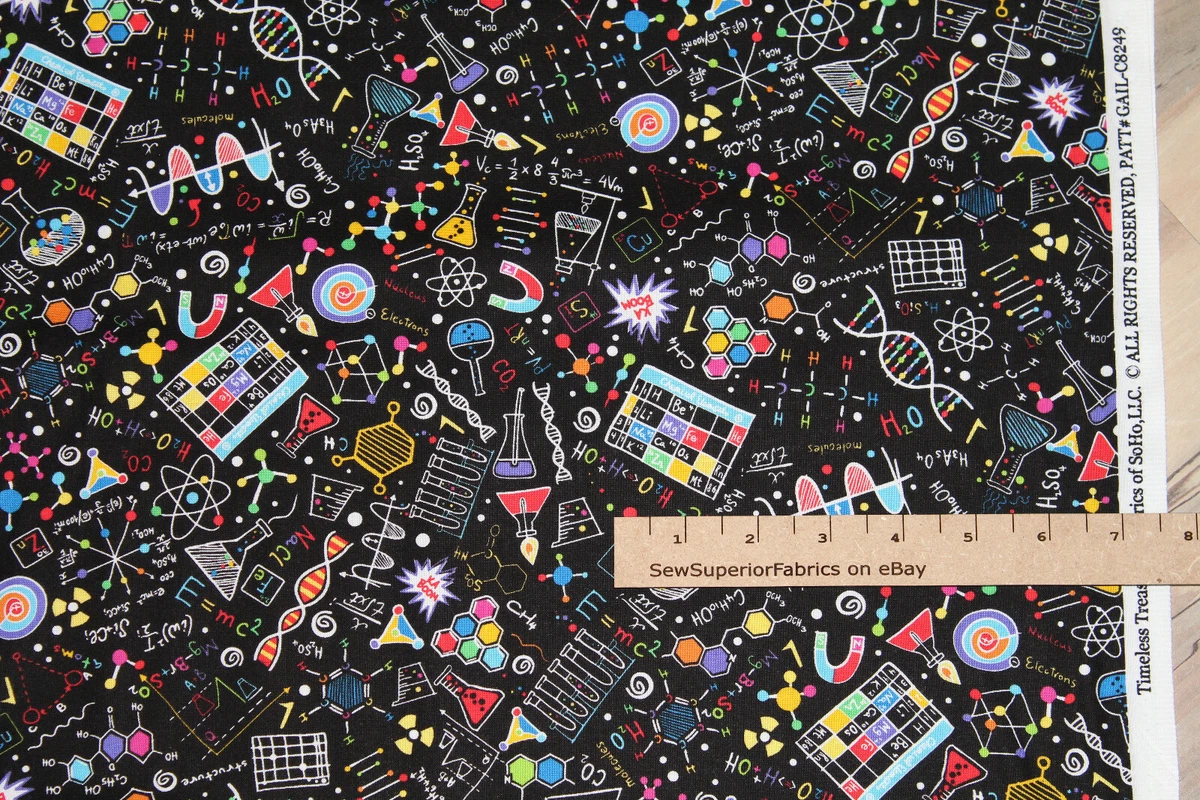 Science Themed Fabric
