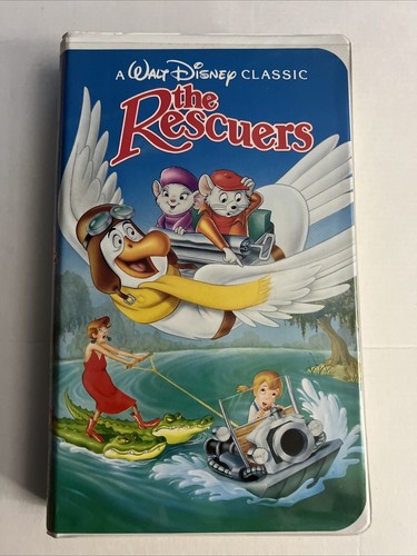 The Rescuers (VHS, 1992)Walt Disney Classic Black Diamond Edition #1399 ...