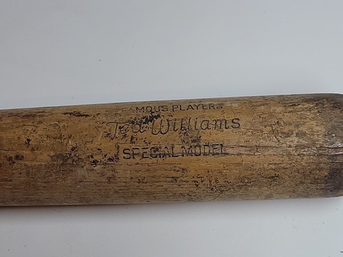 Ted Williams Wilson A1324 Famous Players, Youth Baseball Bat, Special ...