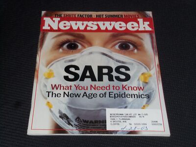 2003 MAY 5 NEWSWEEK MAGAZINE - SARS FRONT COVER - L 19464 | eBay