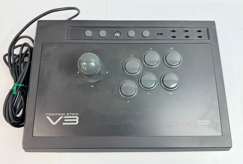 AUTH Hori Fighting Stick V3 Arcade Playstation 3 Tested Japan | eBay ...