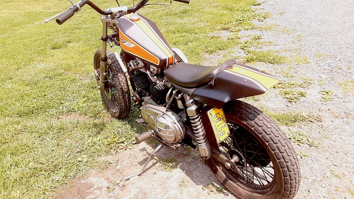 1970s Mods Give This Harley-Davidson Sportster XLCH Flat-Track Attitude