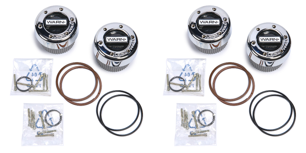 2x Warn Locking Hub 11690 Manual Hub; 30 Spline; Internal Mount; Set Of ...