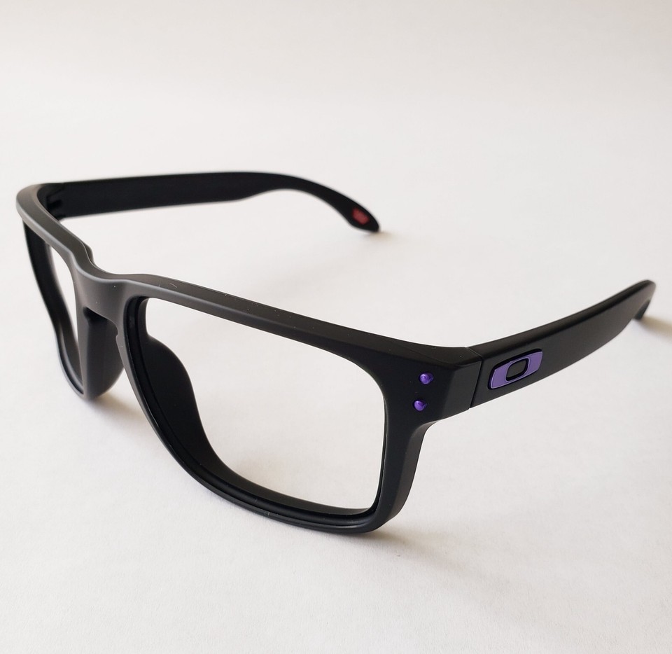 Oakley Holbrook XL Matte Black Purple Icons Replacement Frame Only ...