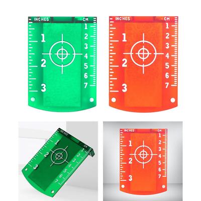 Magnetic Target Card Plate,Measuring Tool Easy to Read and Use Measure ...