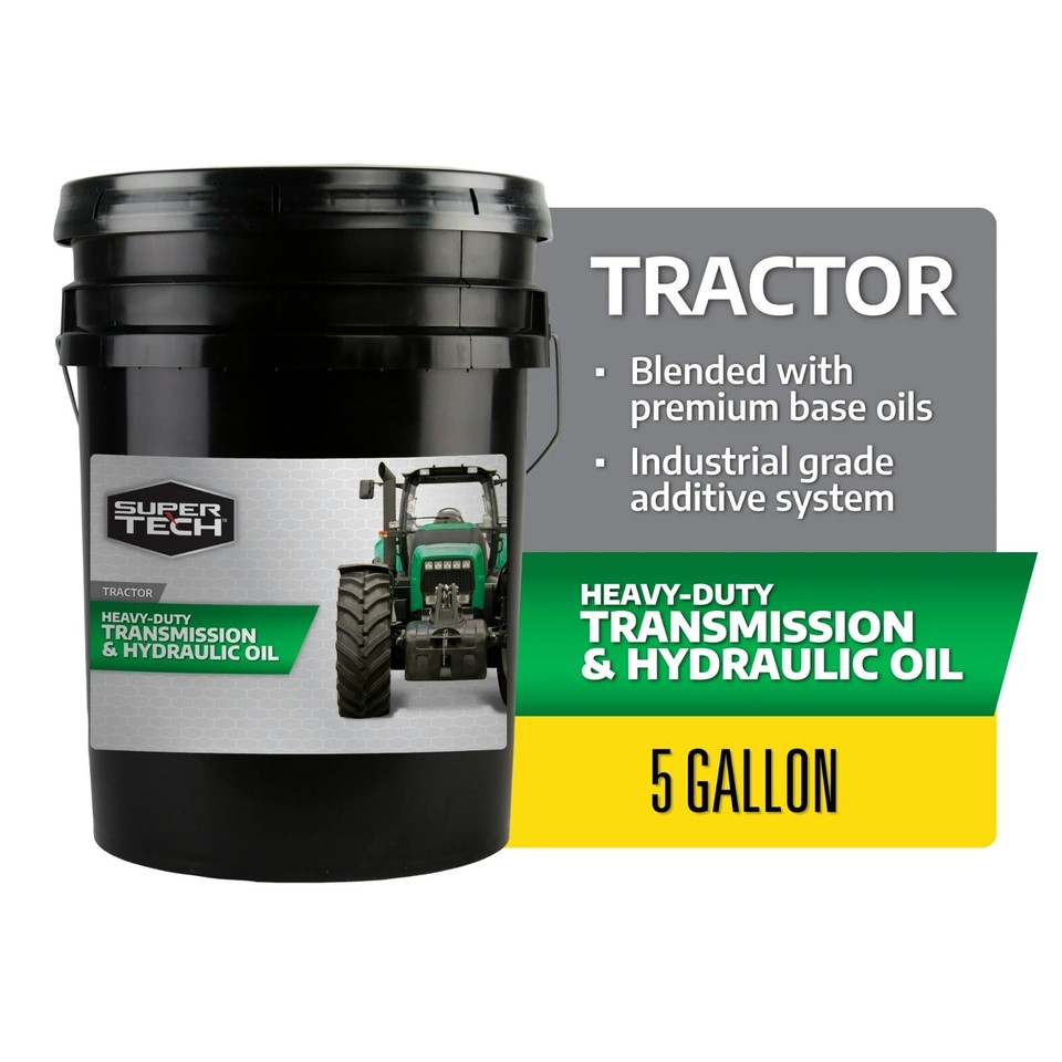 Super Tech Heavy Duty Tractor Hydraulic and Transmission Fluid, 5 ...