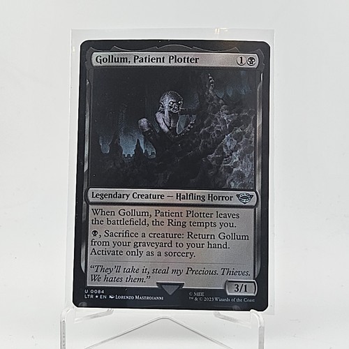 MTG Gollum, Patient Plotter FOIL Lord of the Rings (LTR) Uncommon #0084 ...