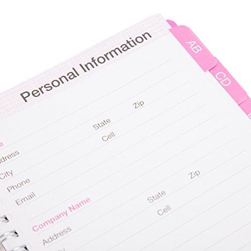 PlanAhead See It Bigger Telephone/Address Book; Large Print With Tabbed ...