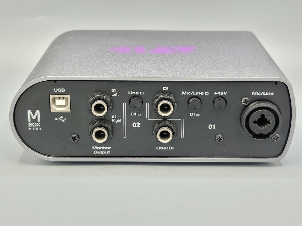 Avid mbox mini Professional grade Computer Interface mix Edit Record ...