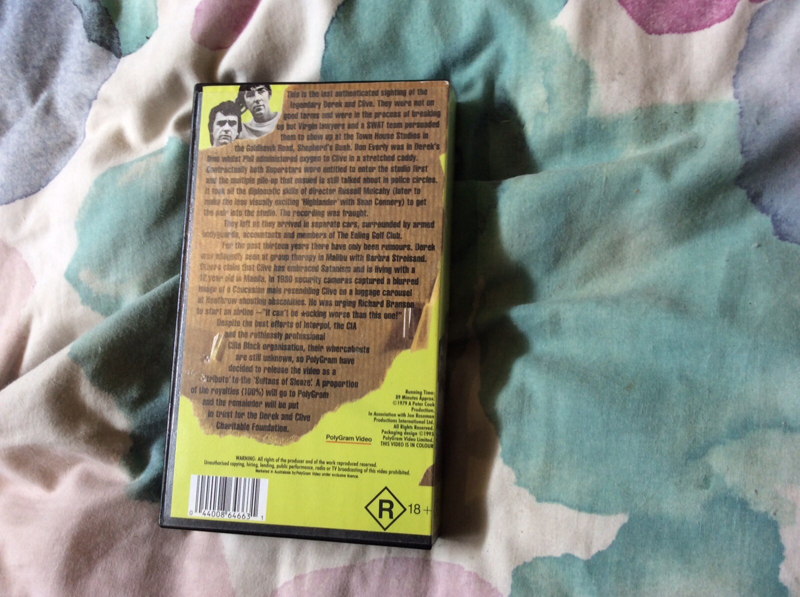 Derek And Clive Get The Horn VHS Rated R | Grelly UK