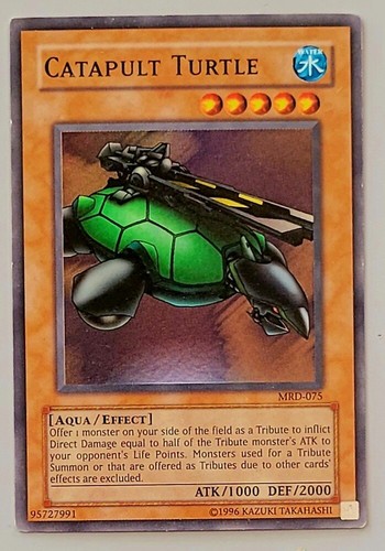 Yu-Gi-Oh! TCG Catapult Turtle Metal Raiders MRD-075 Unlimited Super ...